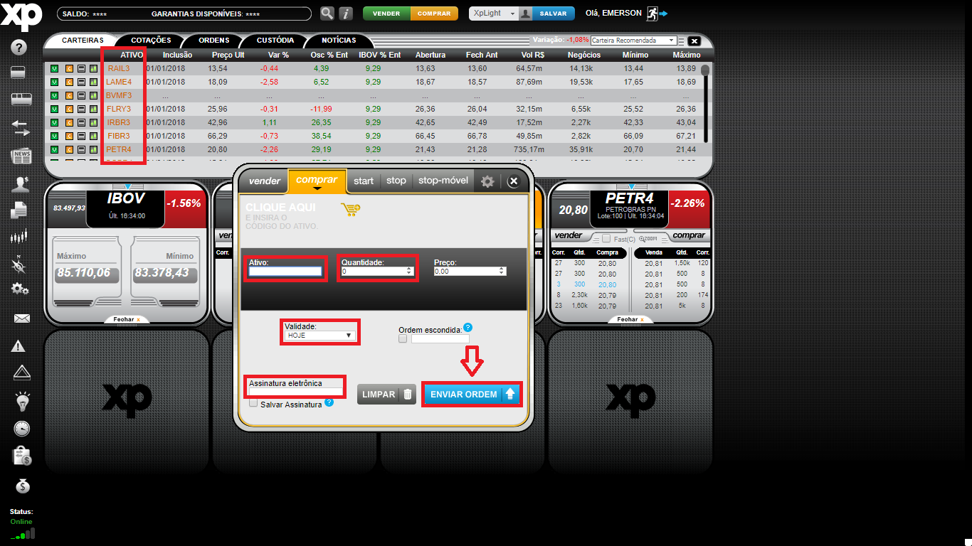 Como comprar e vender ações na Xp Investimentos? | Prospen